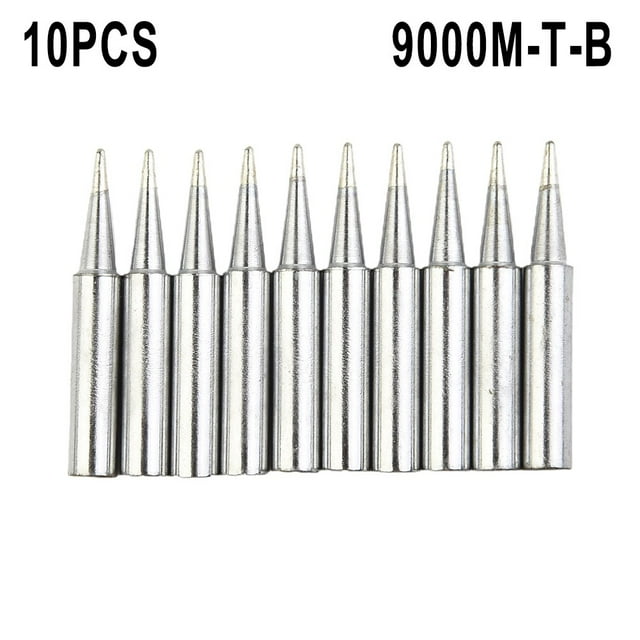 10pcs 900M-T-B -Free Iron Alloy Solder Iron Tips Set For Soldering ...