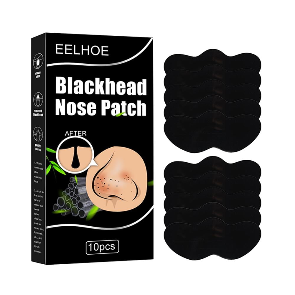 10pcs(A)Blackhead removal nose patch removes blackheads, deep cleansing ...