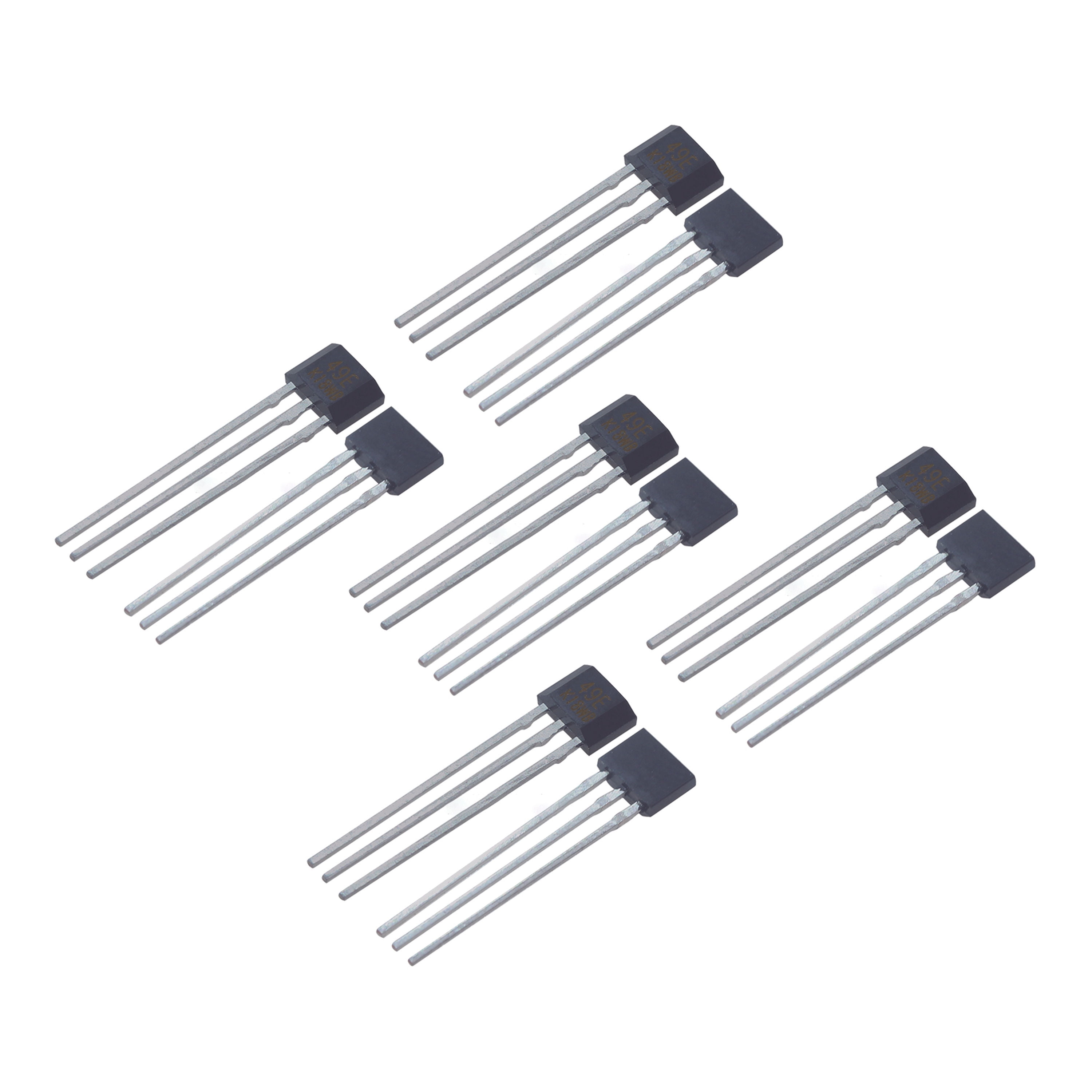 10pcs A3144/41F/44E/49E Hall Effect Sensor Magnetic Detector Switch SIP 3pin-49E(K18WO ...