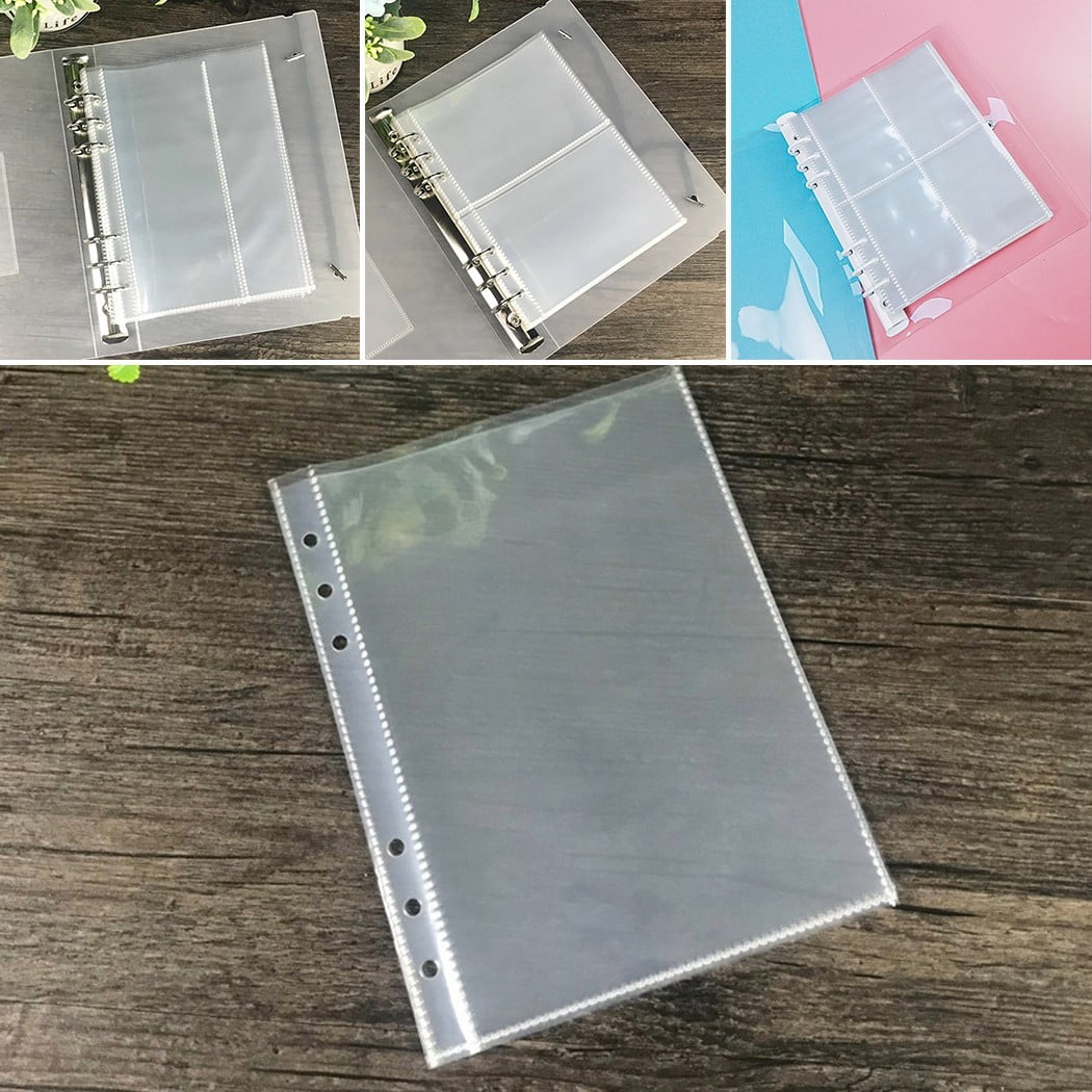 10pcs A5 Binder Sleeves for Photo Album Refill Inner Cards - Walmart.com