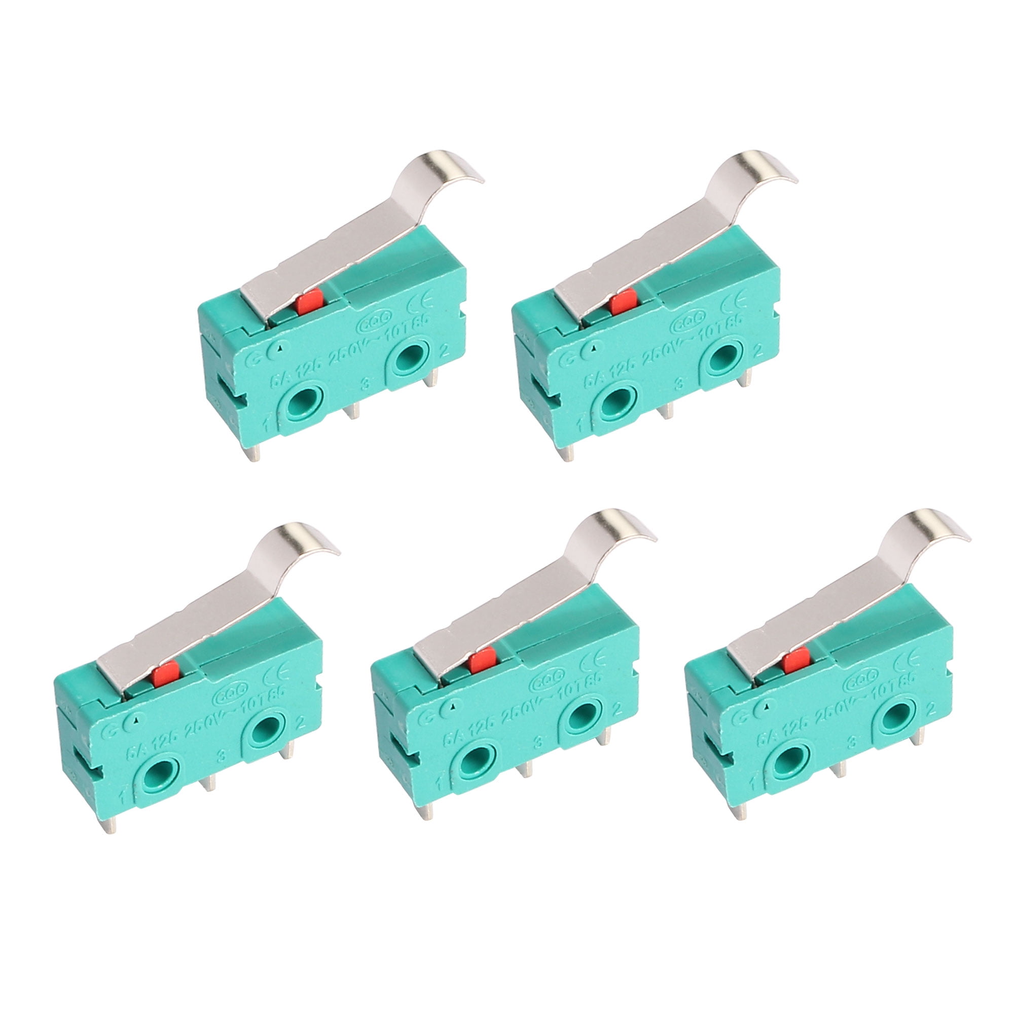 10pcs AC 125V/250V 5A Hinge Lever Micro Limit Switch KW4-3Z-3 for Mill CNC - Walmart.com