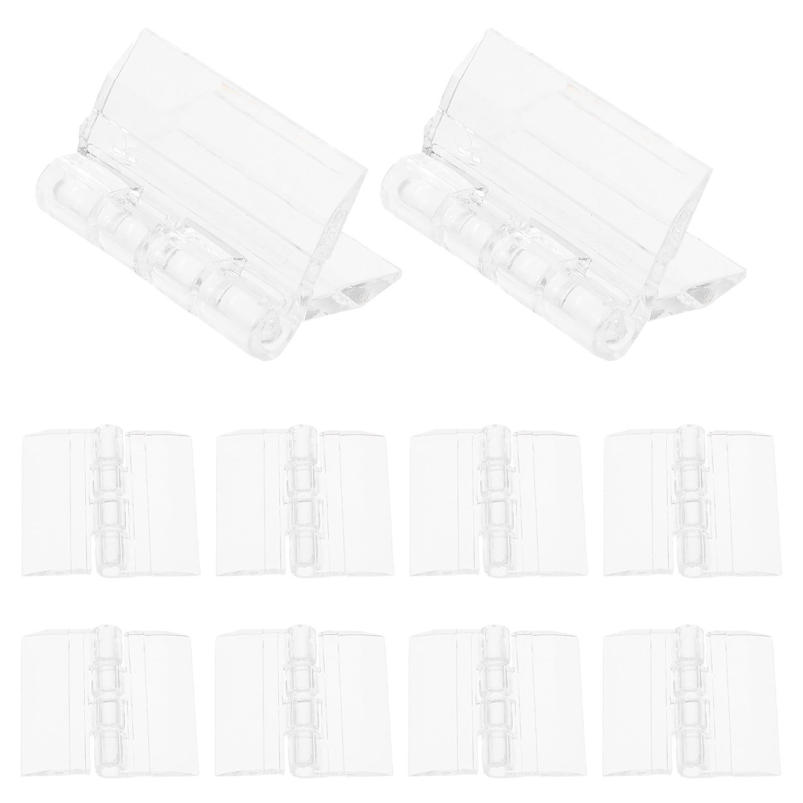10pcs Acrylic Hinges Folding Hinges Jewelry Box Hinges Small Hinge For Cabinet Box Diy