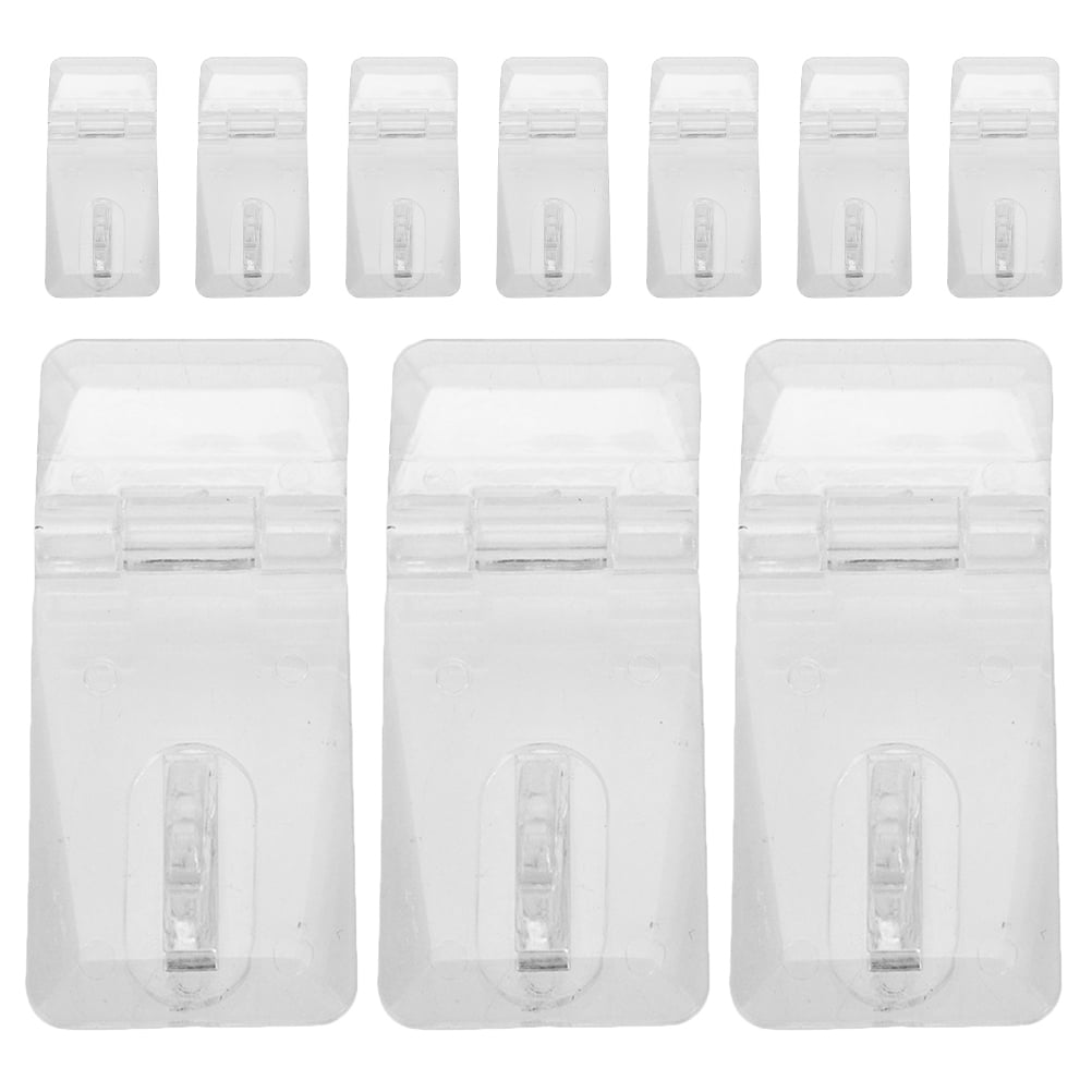 ibasenice Hasp Lock Latch Acrylic Hasp Buckle Transparent 10Pcs for ...