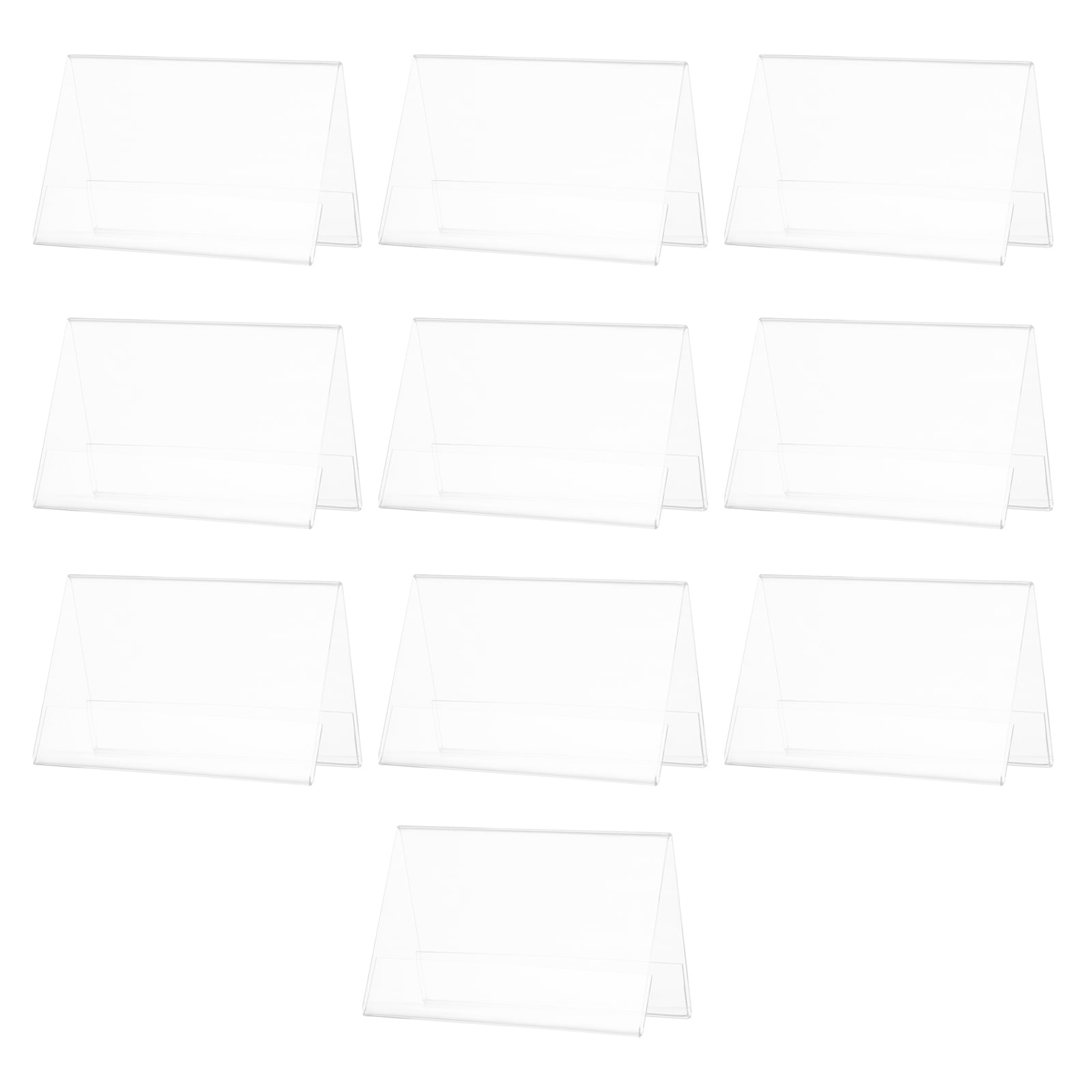 10pcs Acrylic Name Plate Name Display Plate Conference Guest Name ...