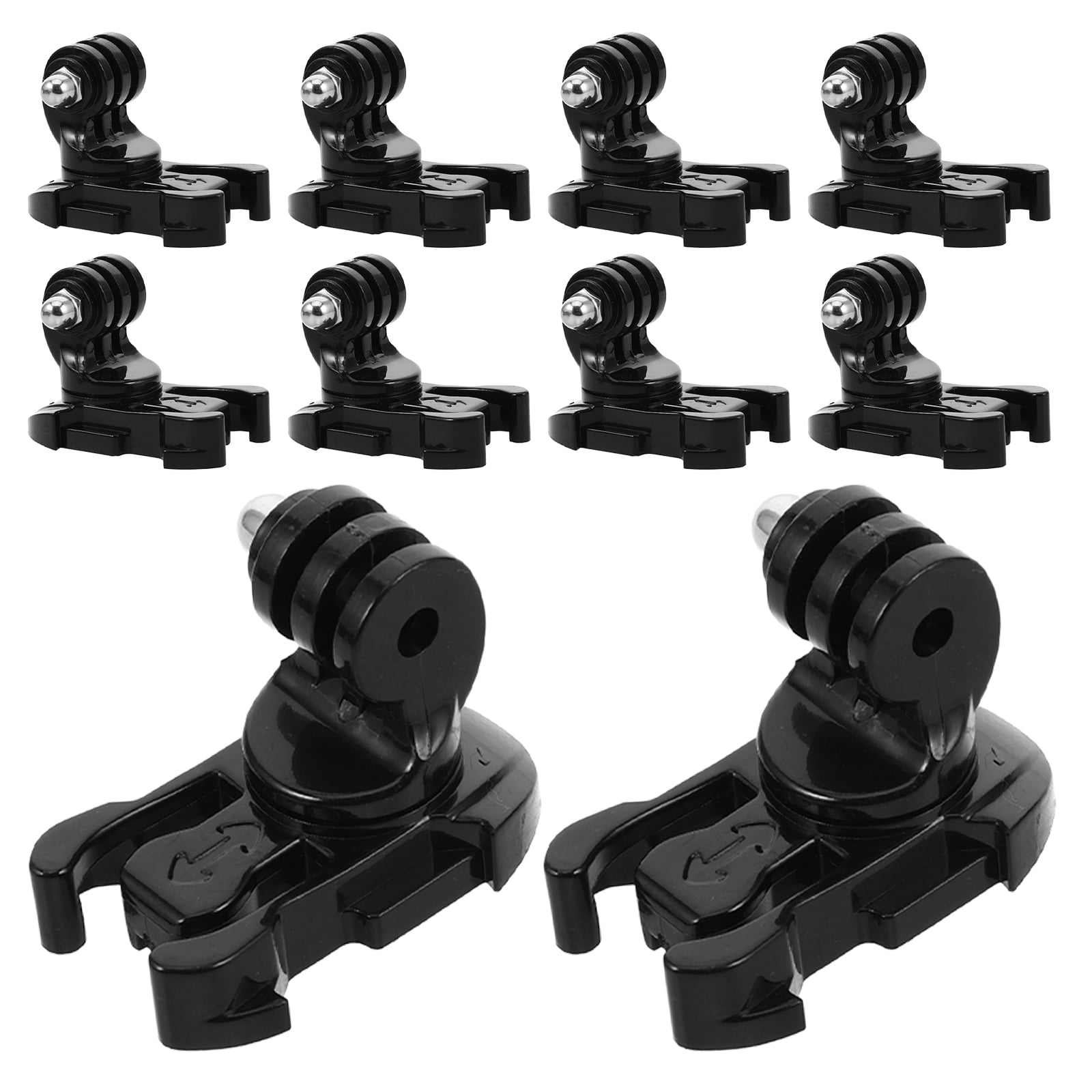 10pcs Action Camera Mount Thumb Screws and J Hook for Vertical Surface ...