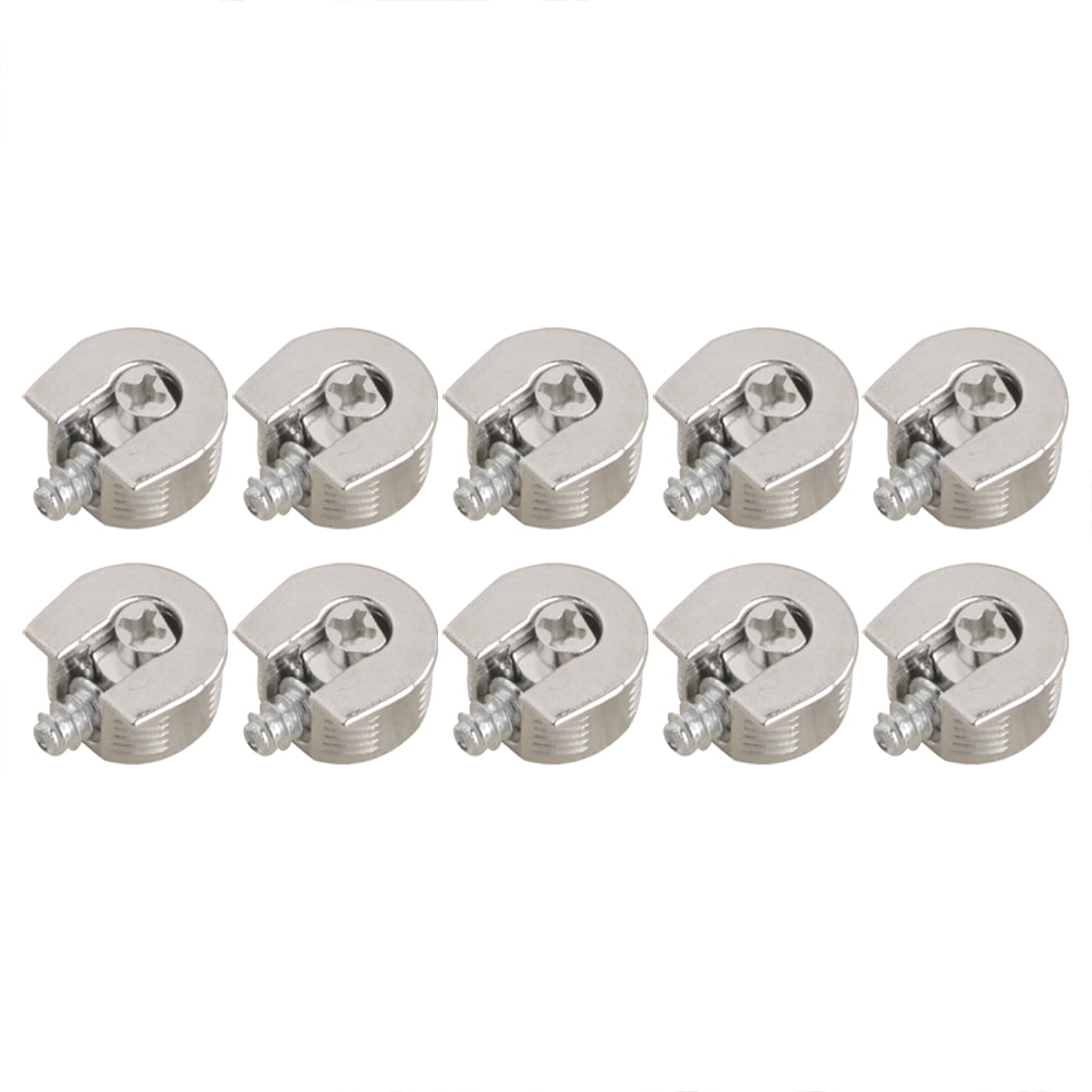 MERRYHAPY Zinc Alloy Cabinet Shelf Connectors 10Pcs Resistant Shelf ...