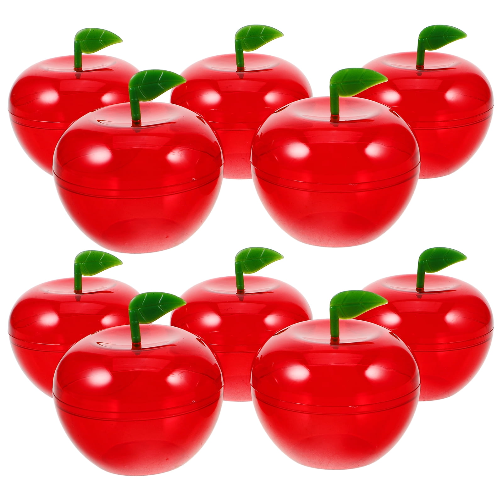 10pcs Apple Shaped Candy Box Candy Container Wedding Storage Case ...