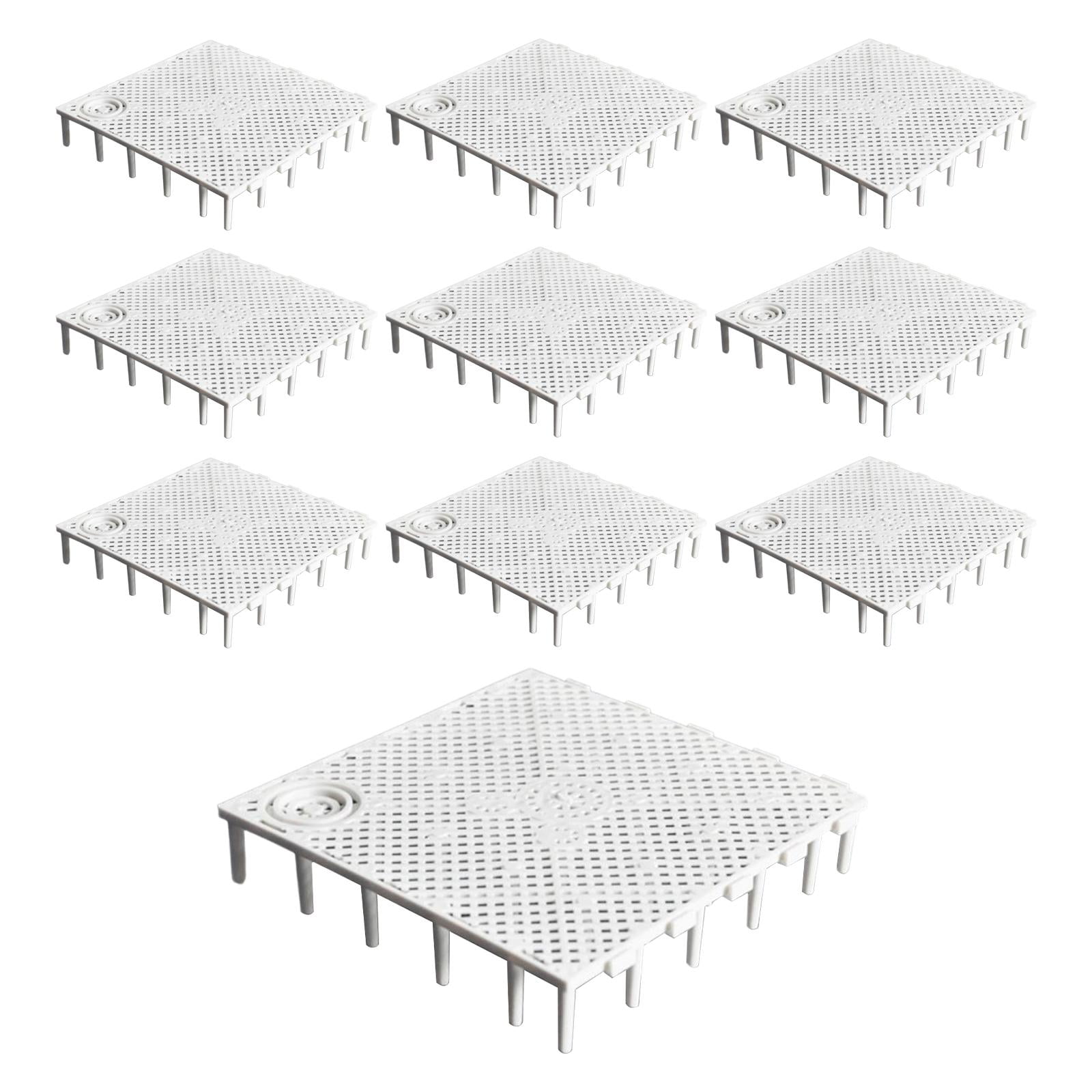 10pcs Aquarium Bottom Filter Plate Sand Gravel Filter Plate Grid ...
