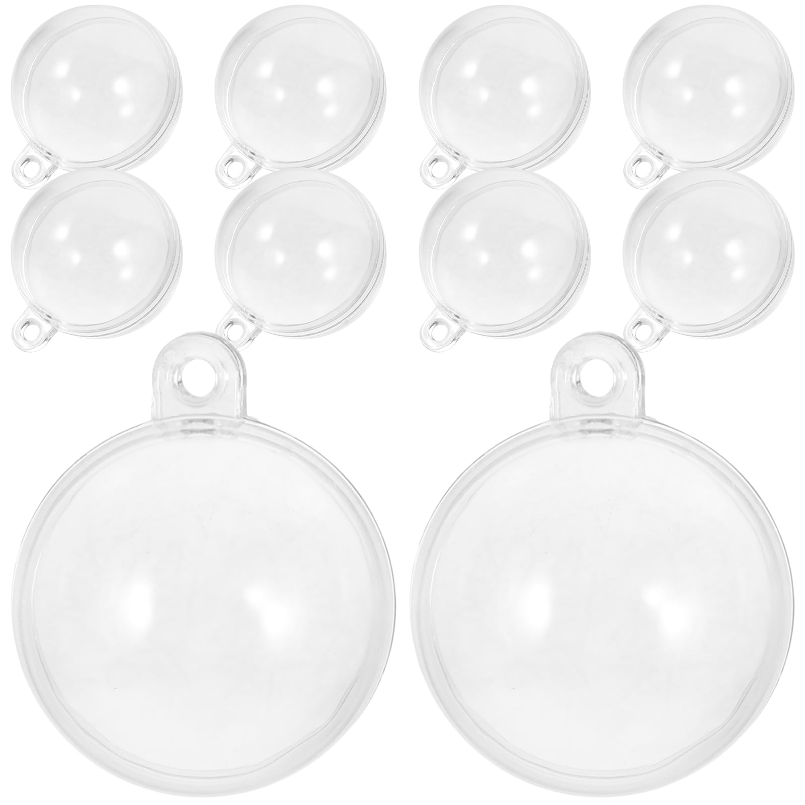 10pcs Clear for Aquarium Fish Tank, Transparent Decorative Fillable for ...