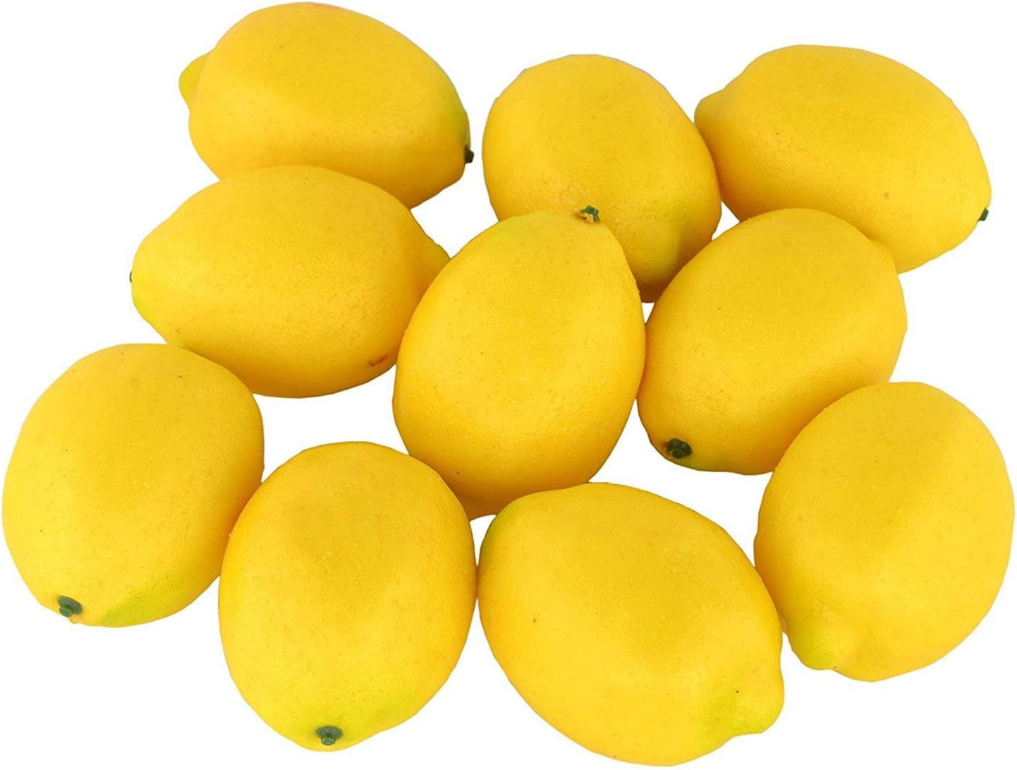 10pcs Artificial Lemons Simulation Lifelike Lemons Fake Fruit for Home ...