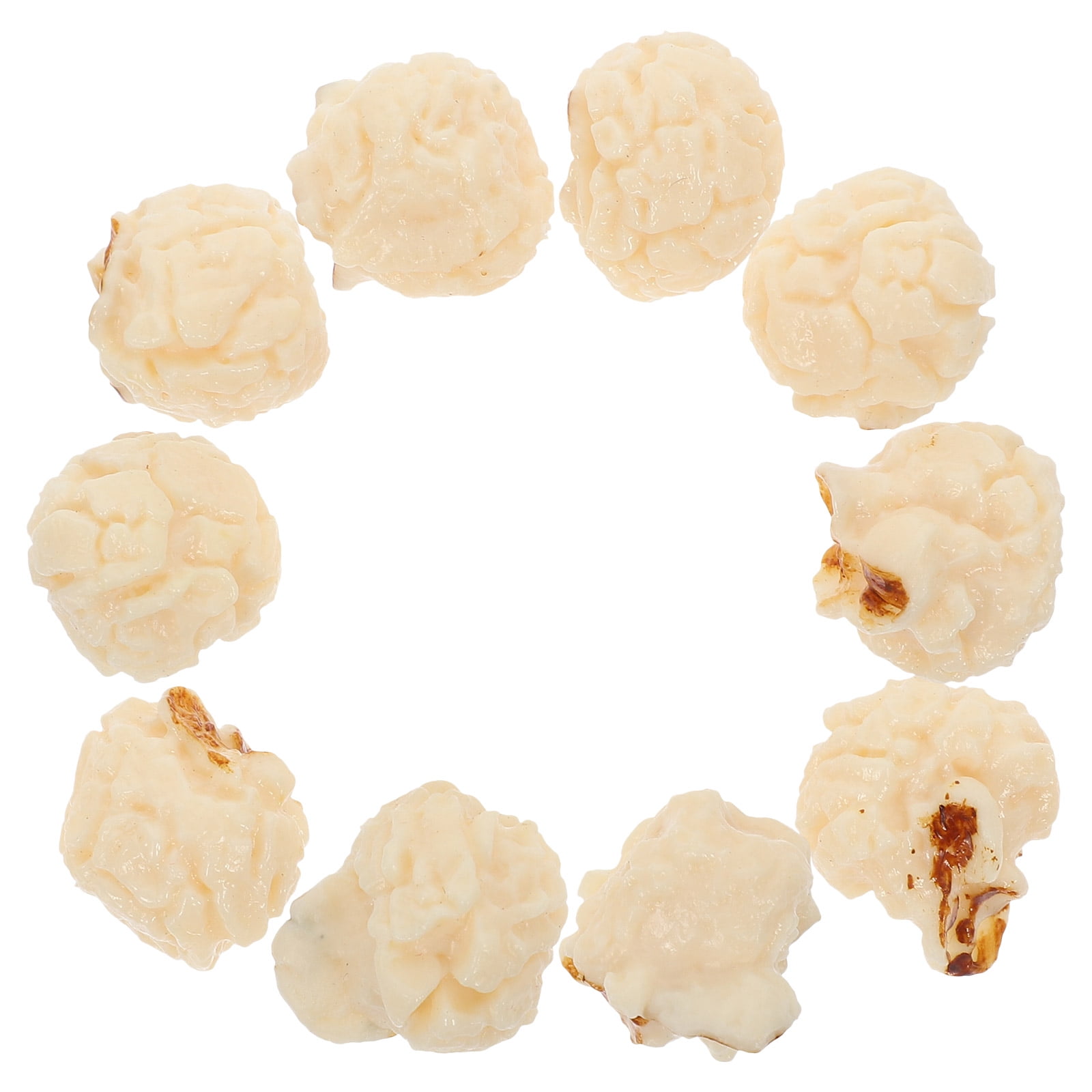 10pcs Artificial Popcorn Realistic Fake Popcorns Shop Window Display ...