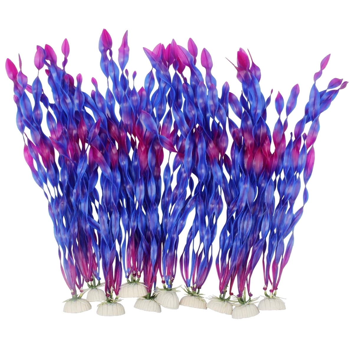 10pcs Artificial Seaweed Water Plants for Aquarium, Plastic Fish Tank ...