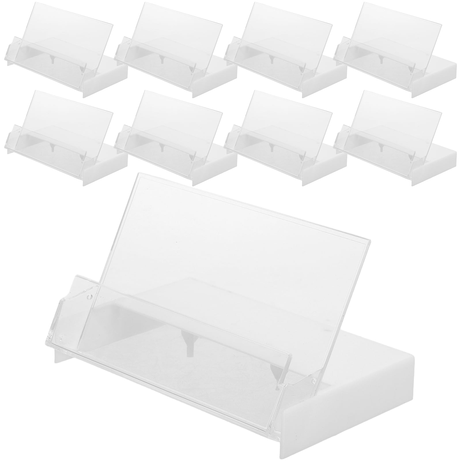 10pcs Audio Cassette Storage Cases Plastic Cassette Tape Cases Blank ...