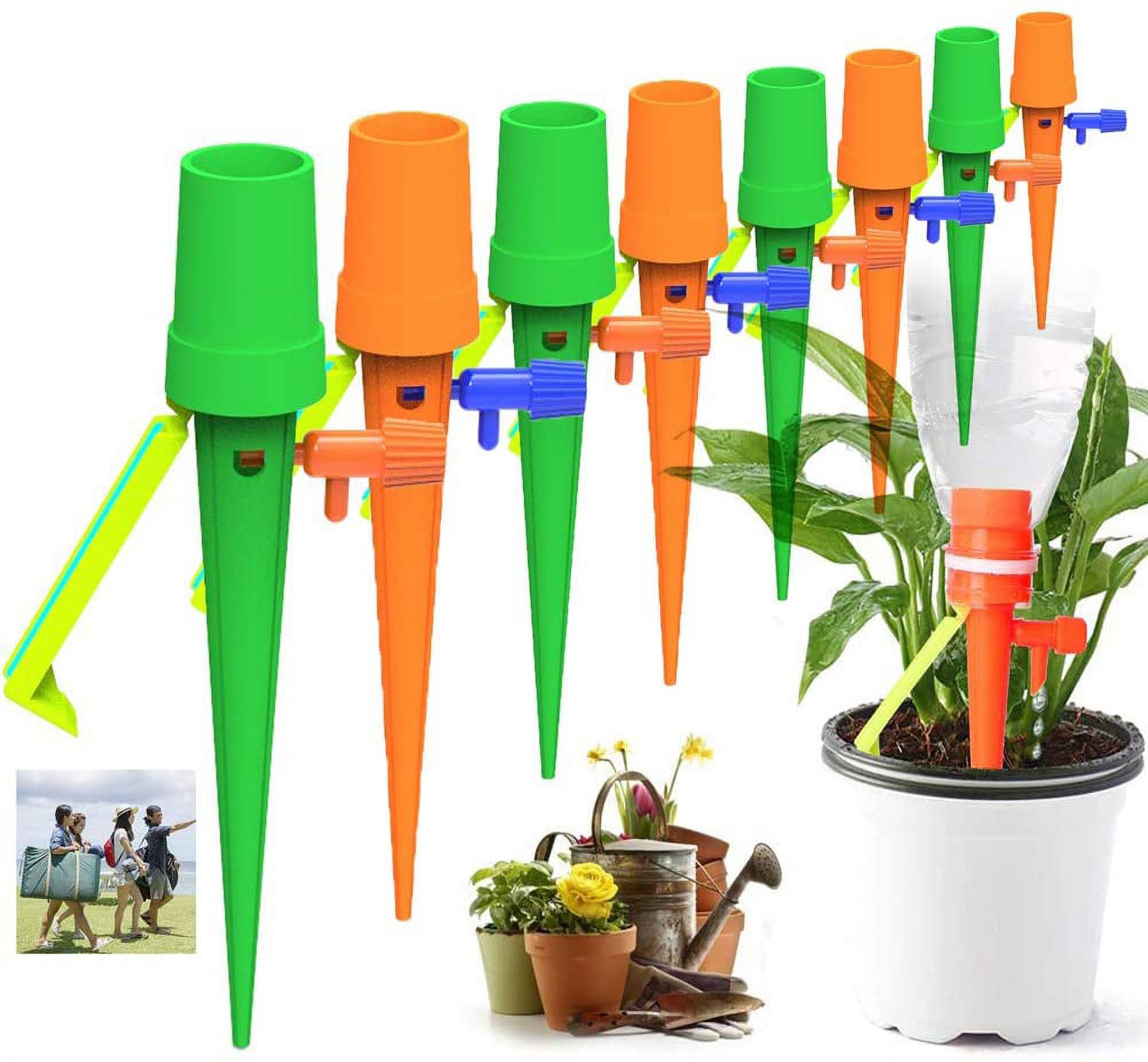 10pcs Automatic Plant Watering Devices, Universal Self Watering Spikes ...