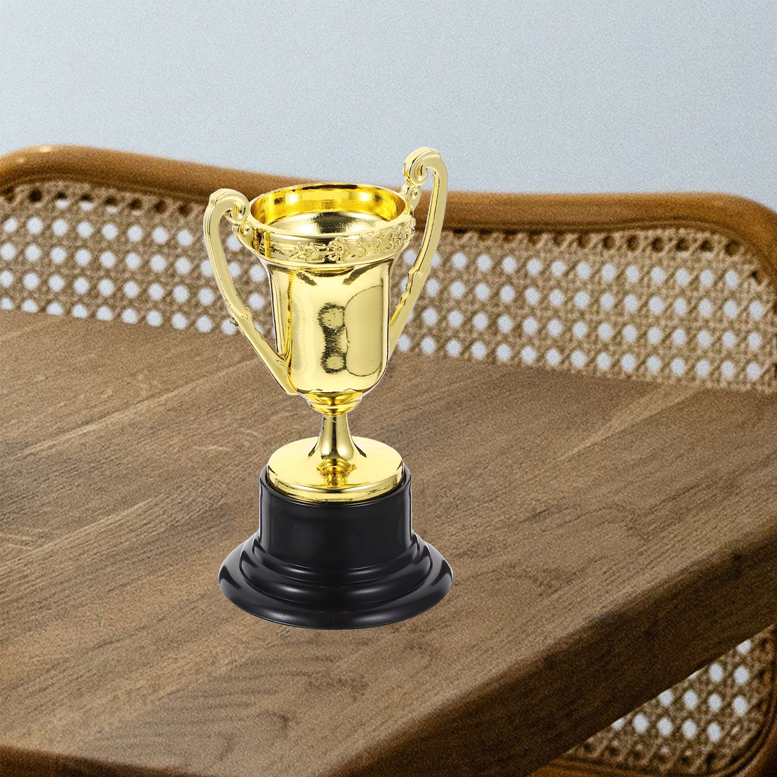 SEWCHICS Small Awards Trophies Golden 10Pcs 3.3X1.8X1.8In - Walmart.com