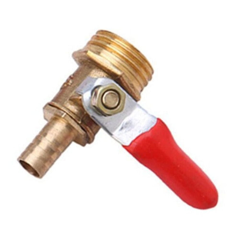 10pcs Barbed Ball Valve 4-12 Hose Barb 1/8'' 1/2'' 1/4'' Male Thread ...