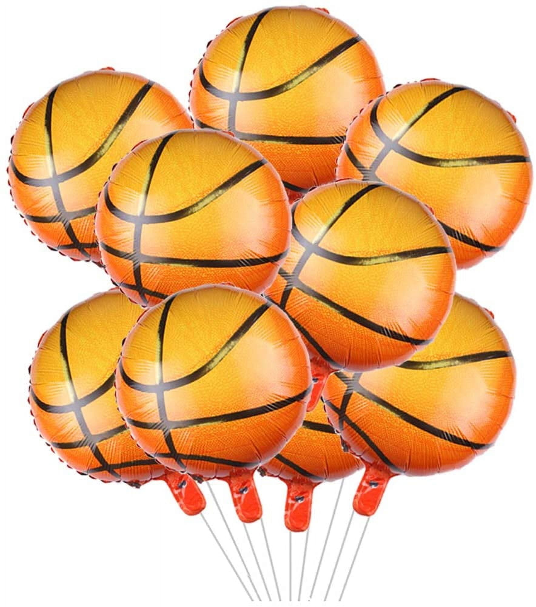 10pcs Basketball Balloons 18inch Basketball Birthday Decorations ...