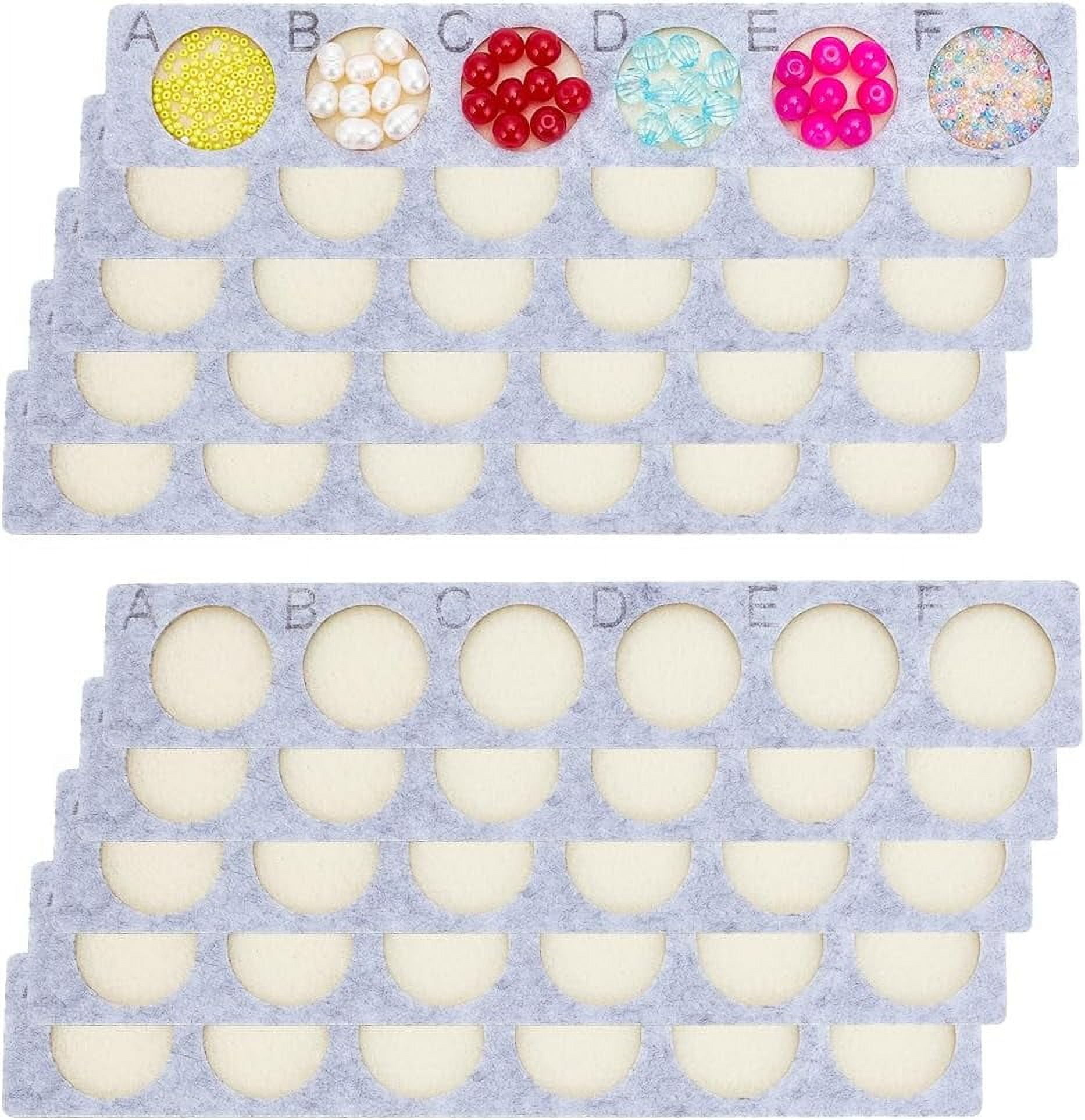 10pcs Bead Design Trays Bead Mat Beading Boards Felt Jewelry Bracelet ...