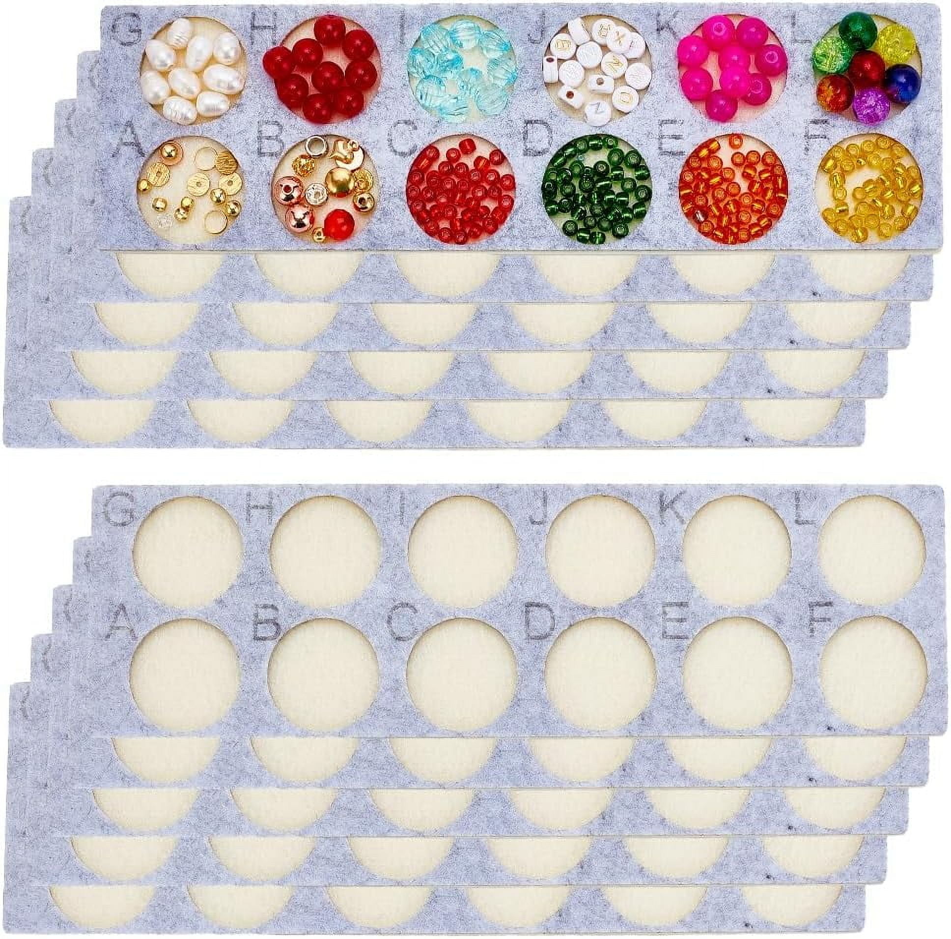 10pcs Bead Mat Beading Boards Bead Design Trays Felt Jewelry Bracelet ...