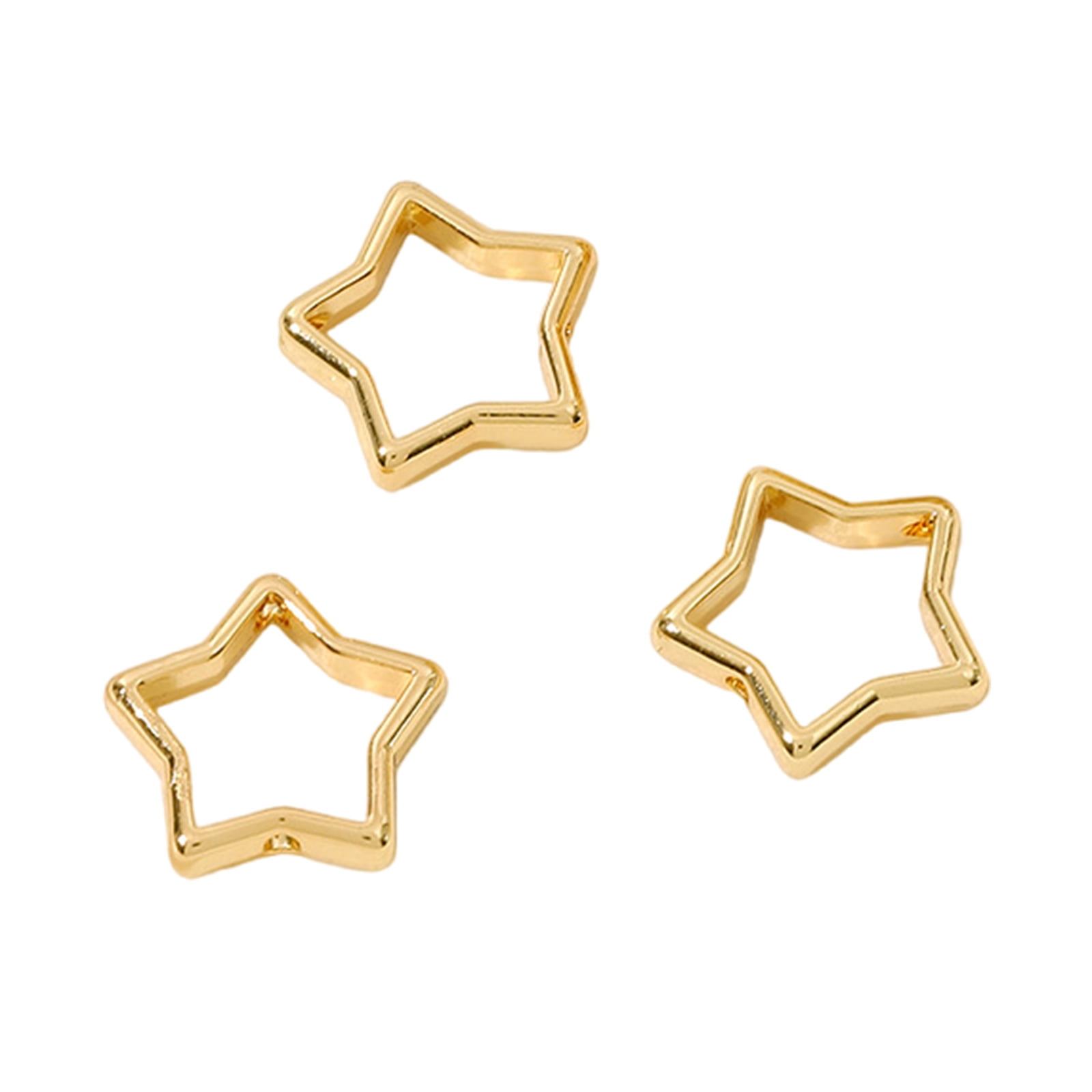 10pcs Bead Rings for Necklace Making Jewelry Components Bead Connectors ...