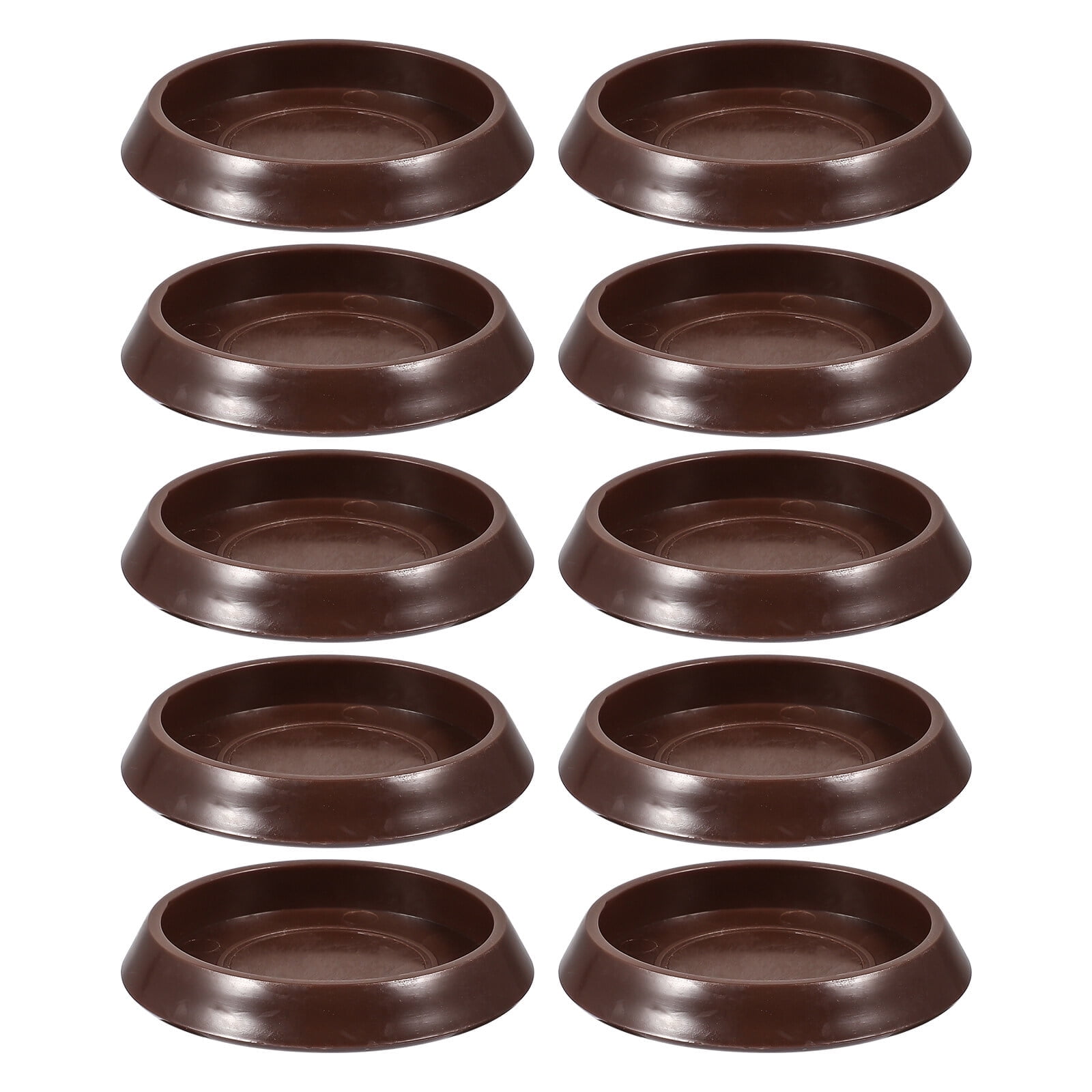 10pcs Bed Stoppers Round Furniture Castor Cups Furniture Coasters Non ...