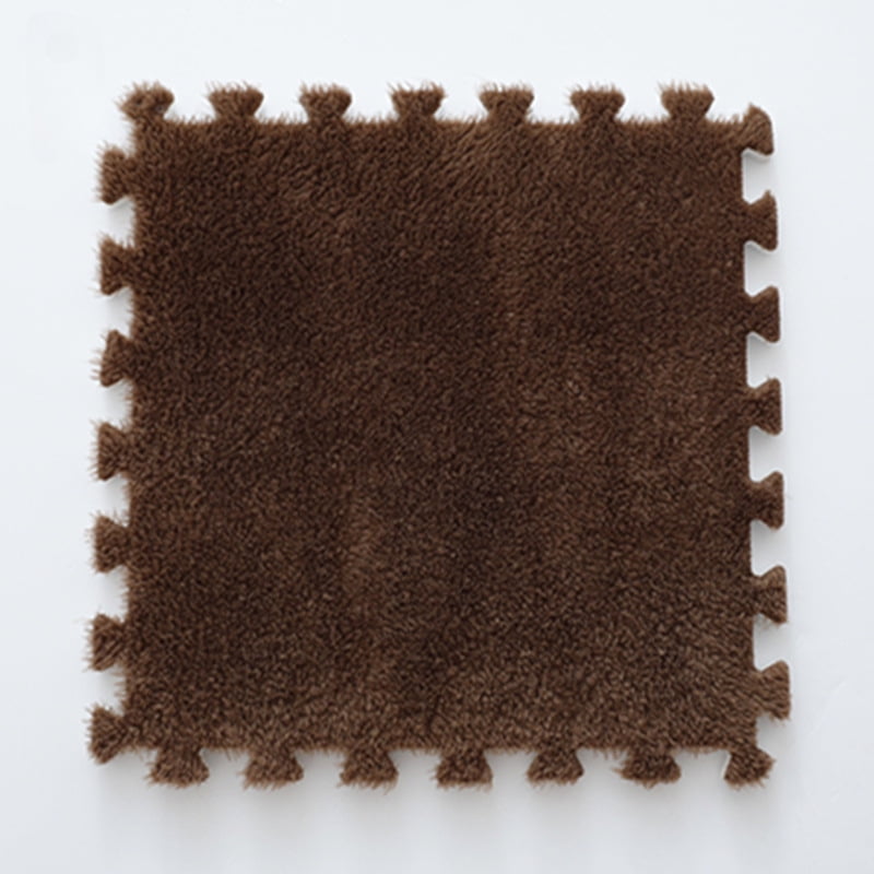 10pcs Bedroom Full Padded Girl Square Panel Floor Mat, Thickened Square ...