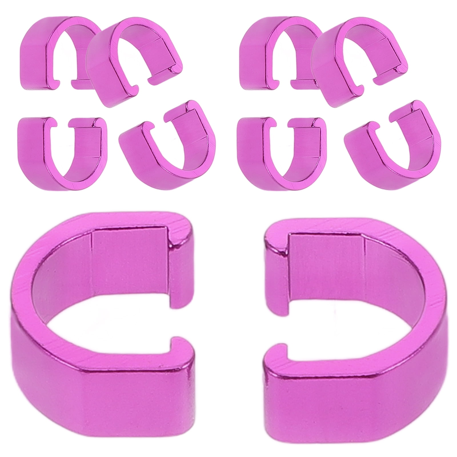 Masteelf 10pcs Purple Bike Cable Clamps for Reliable Fastening on ...