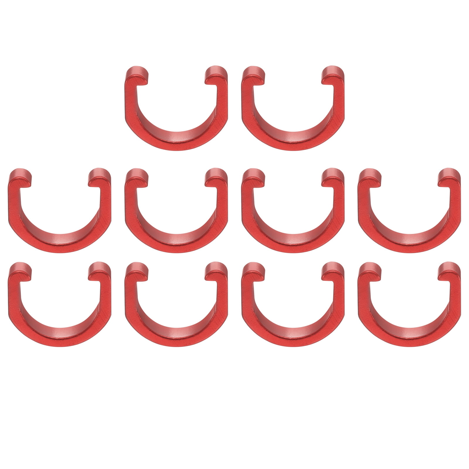 10pcs Bicycle Cable Clamps C-Clips Aluminum Alloy Housing Hose Guide U ...
