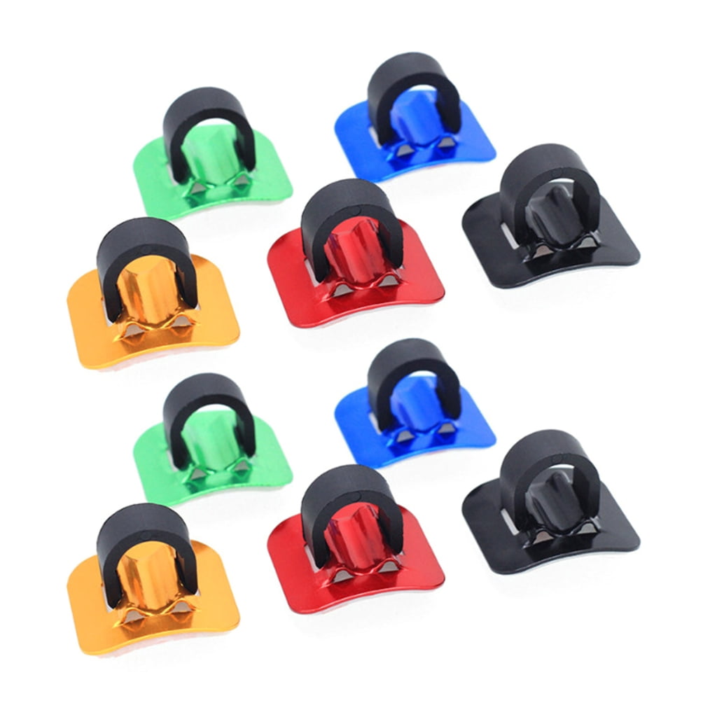 10pcs Bicycles Brake Cables Clip Aluminum Durability Bike Oil Tube ...