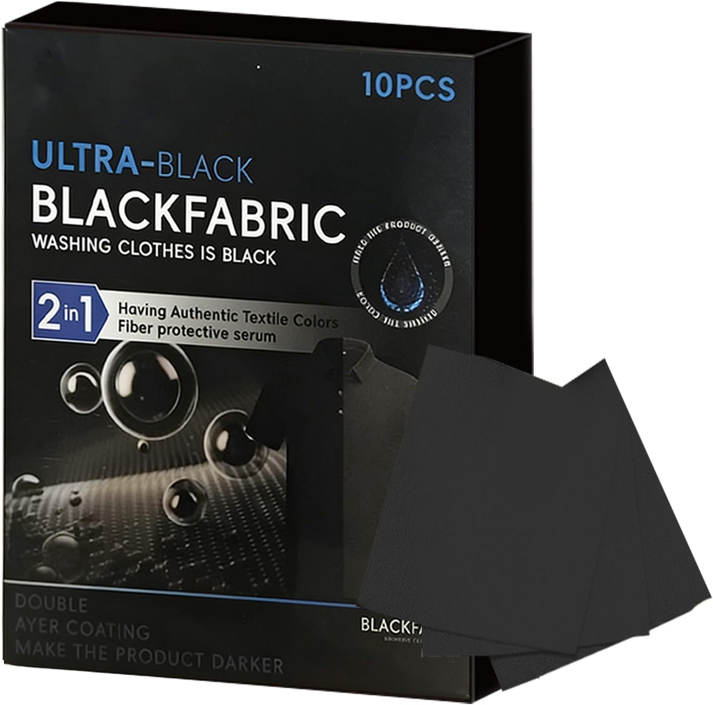 10pcs Black Clothes Dye Sheets | Black Fabric Dye | All Purpose Blacks ...