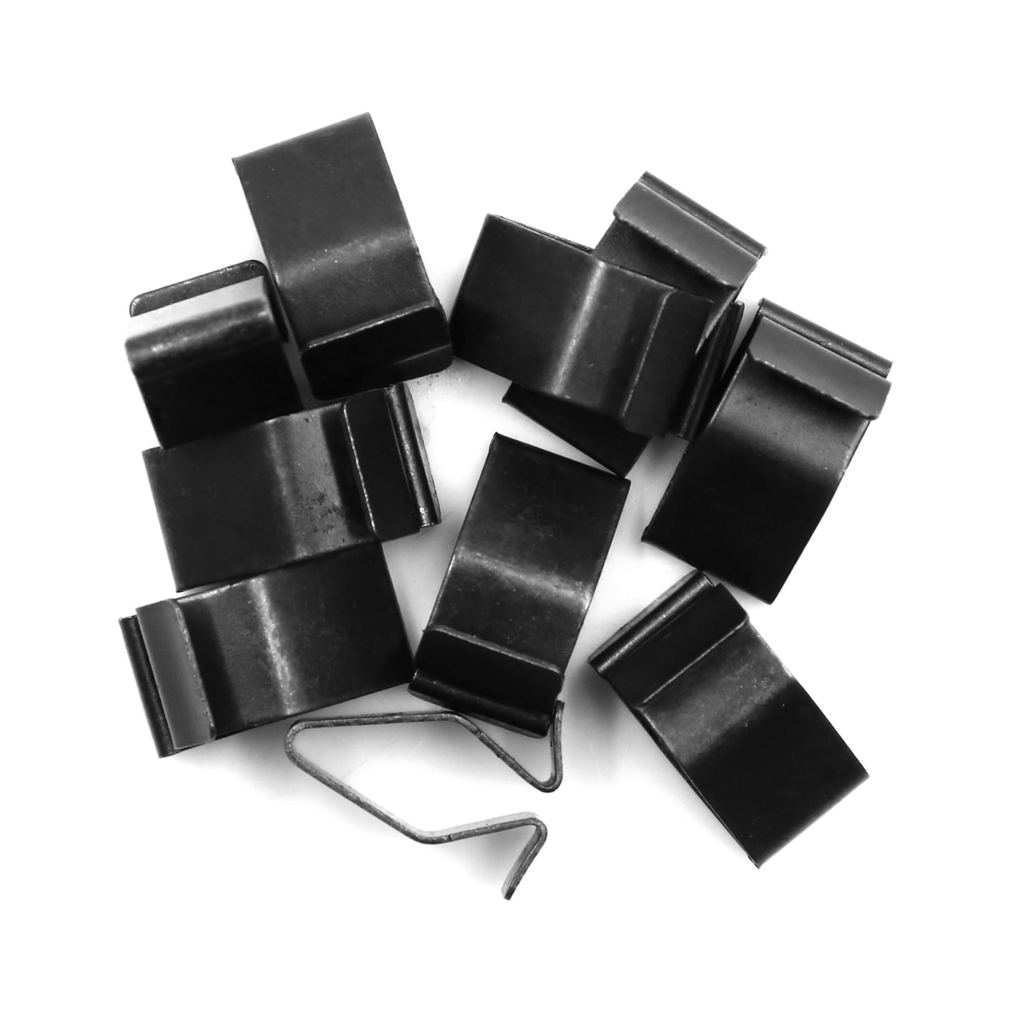 10pcs Black Truck Console Dash Dashboard Trim Fastener Metal Retainer ...