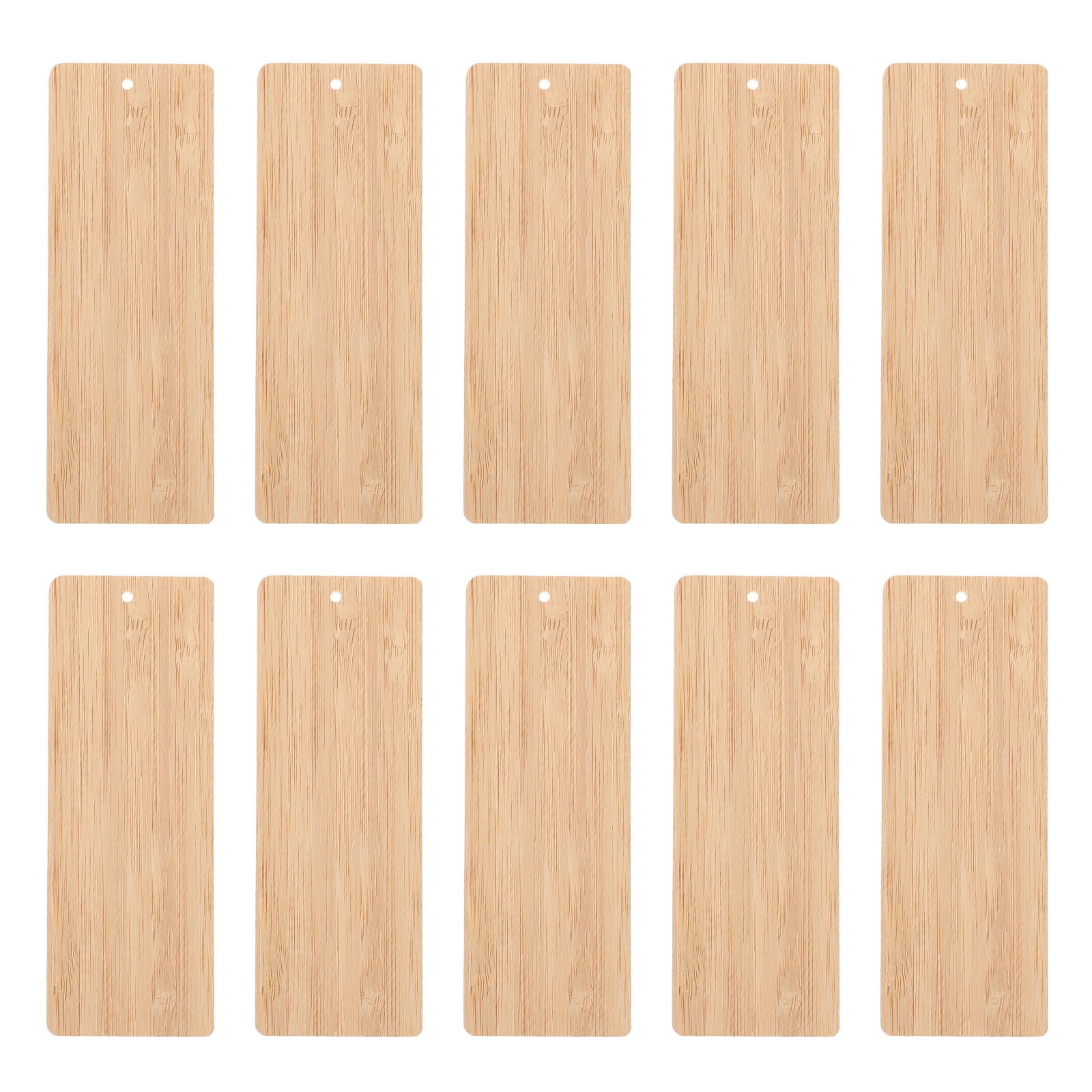 10pcs Blank Bamboo Bookmark DIY Bamboo Blank Bookmark DIY Craft ...