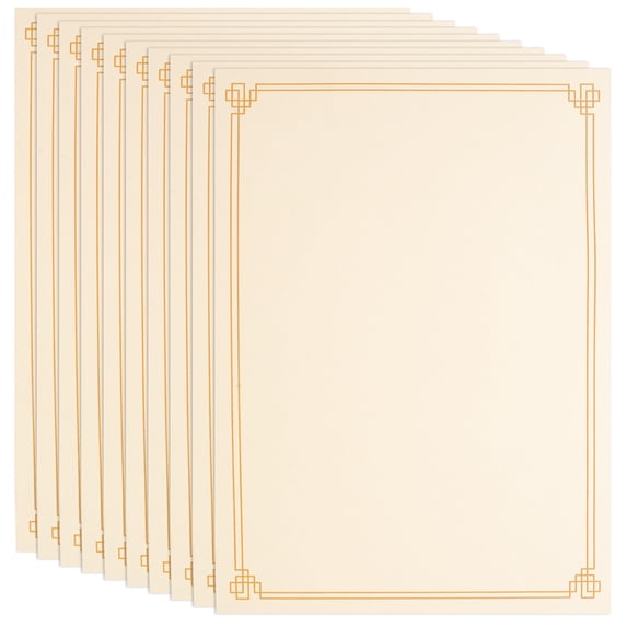 10pcs Blank Certificate Paper Writable Printable Certificate Inner ...