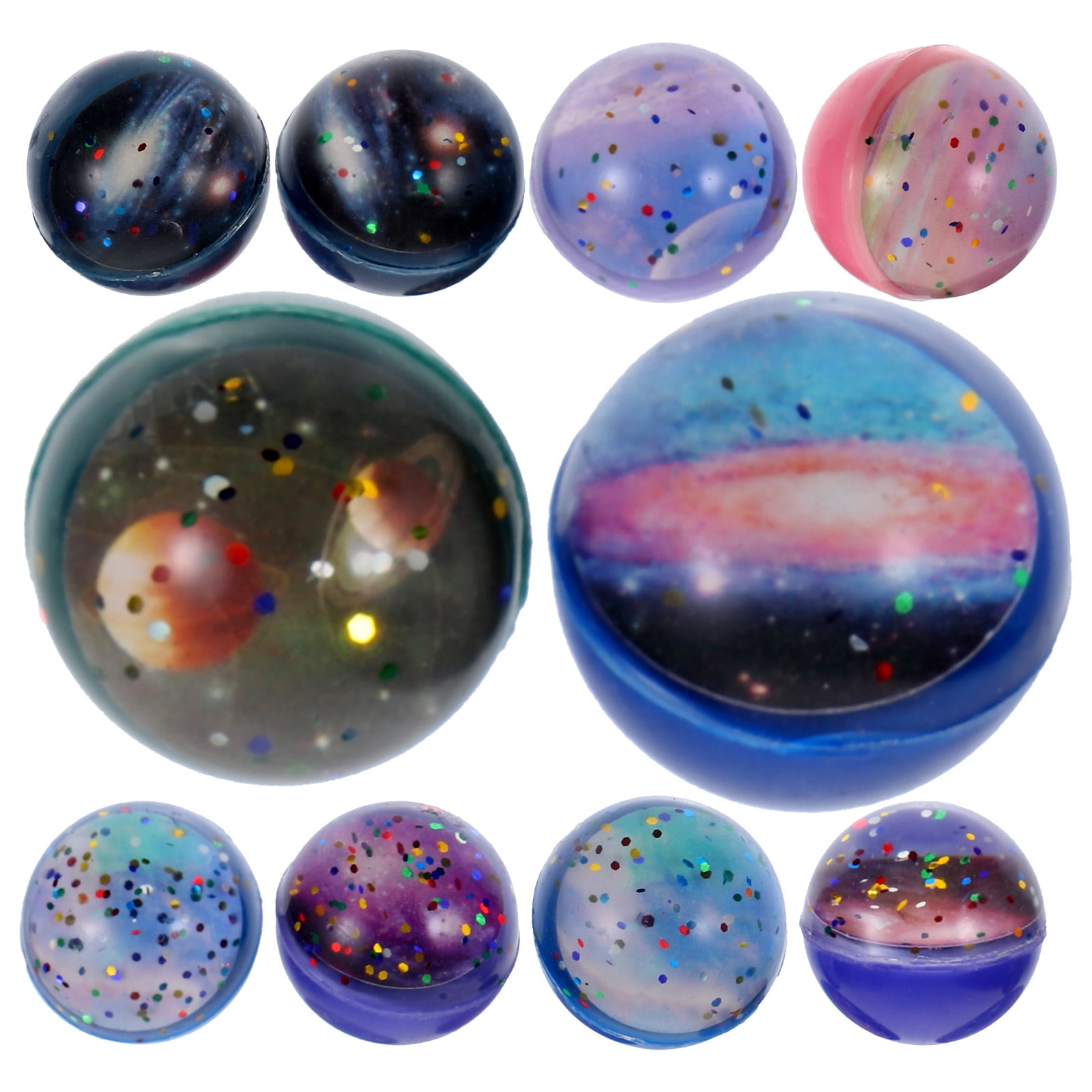 10pcs Bouncy Balls Elastic Balls Toys Decorative Small Bouncy Balls ...
