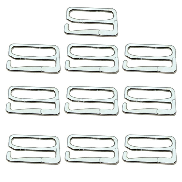 10pcs Bra Hooks Electroplating Process Strong Material Durable Sturdy ...