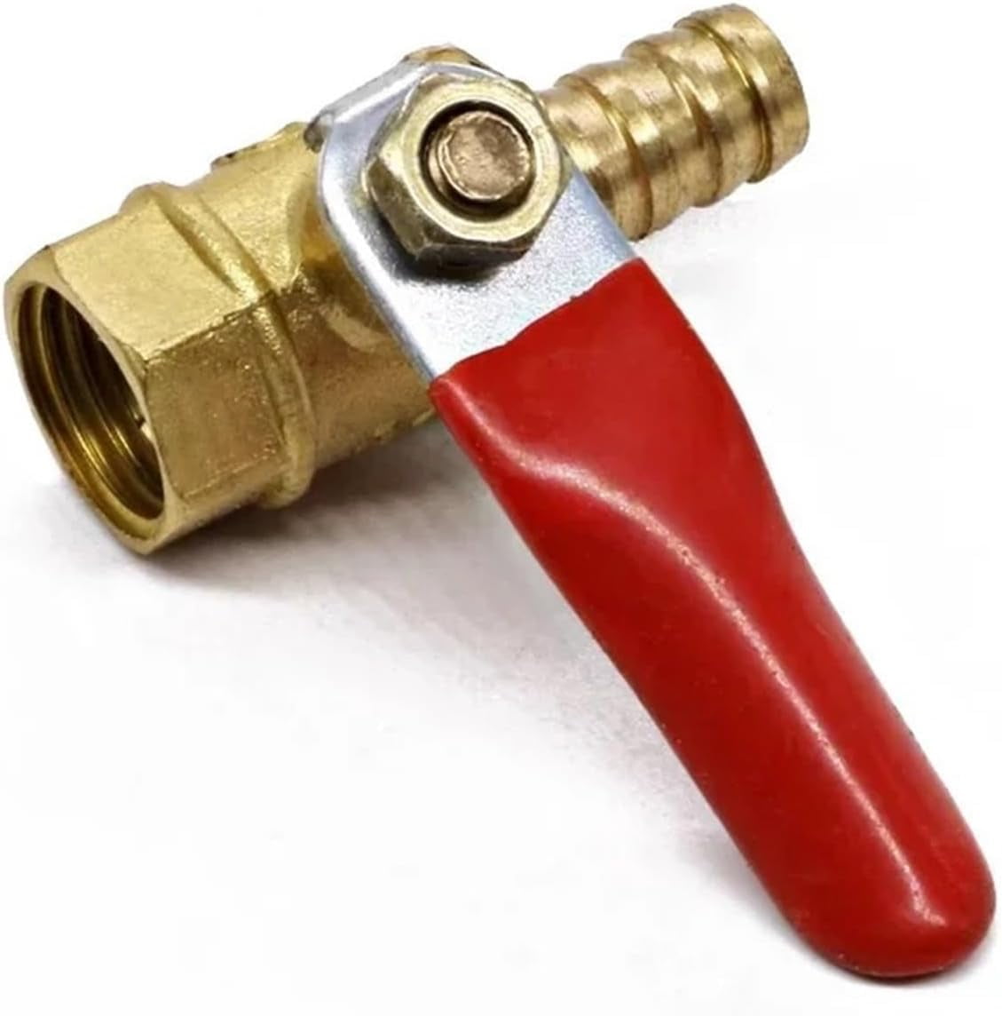 10pcs Brass Barb Ball Valve 1/8'' 1/2'' 1/4'' Female Thread Connector ...