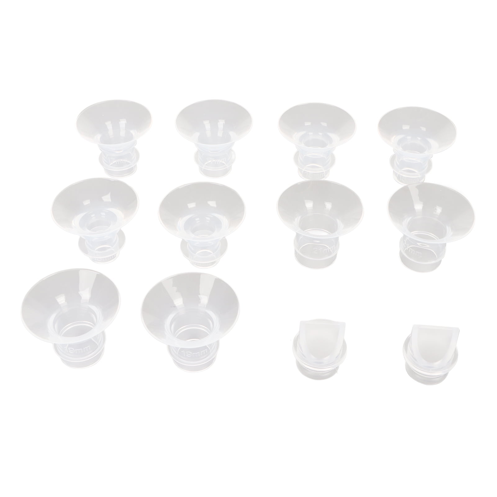 10pcs Breast Pump Flange Inserts Wearable Breast Pump Silicone Flange ...