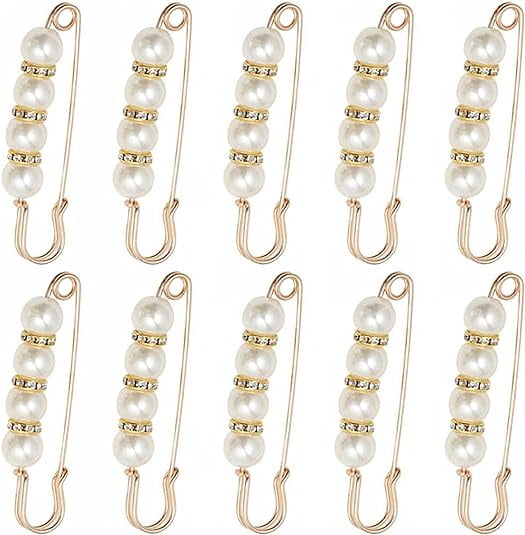10pcs Brooch Pins for Women Clothes Buckle Clips Brooch Large Safety ...