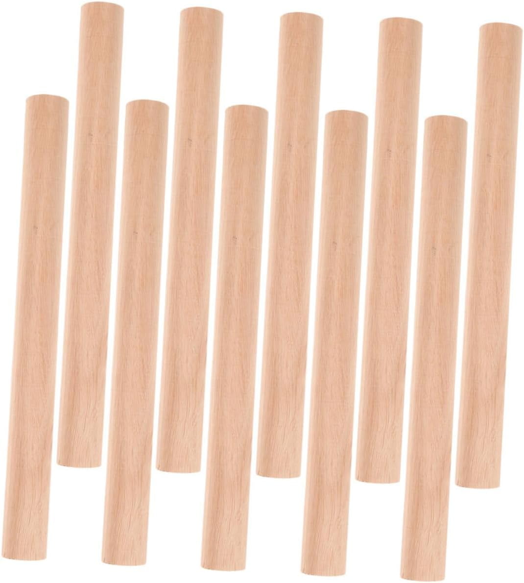 10pcs Bucket Lid Crowbar Unfinished Dowel Rods Dowels for Crafting ...