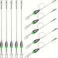 10pcs Bullet Sinkers Carolina Ready Rigs Pre Rigged Carolina Rigs ...