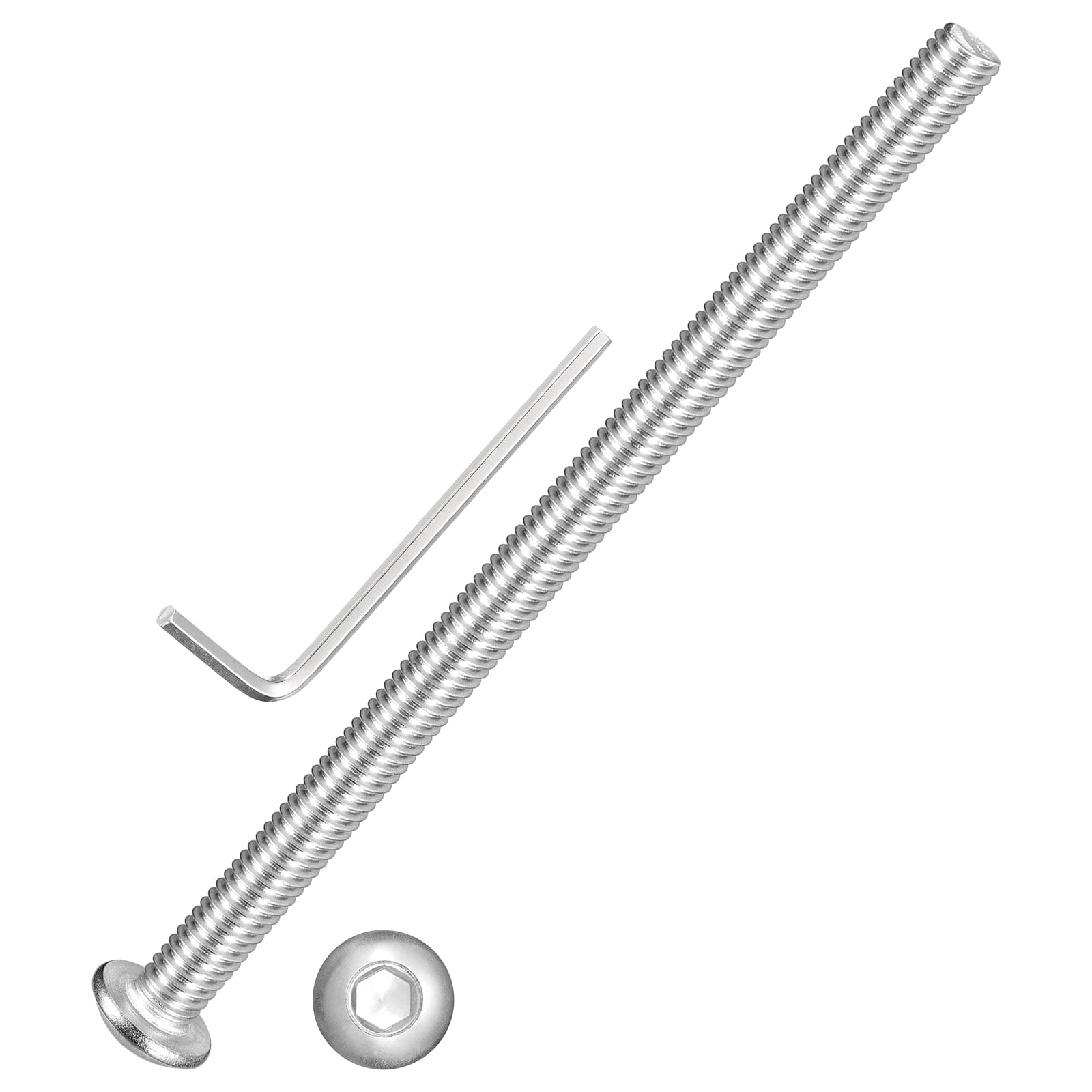 10pcs Button Head Socket Cap Screws - [M4-0.7x70mm] 18-8 Stainless ...