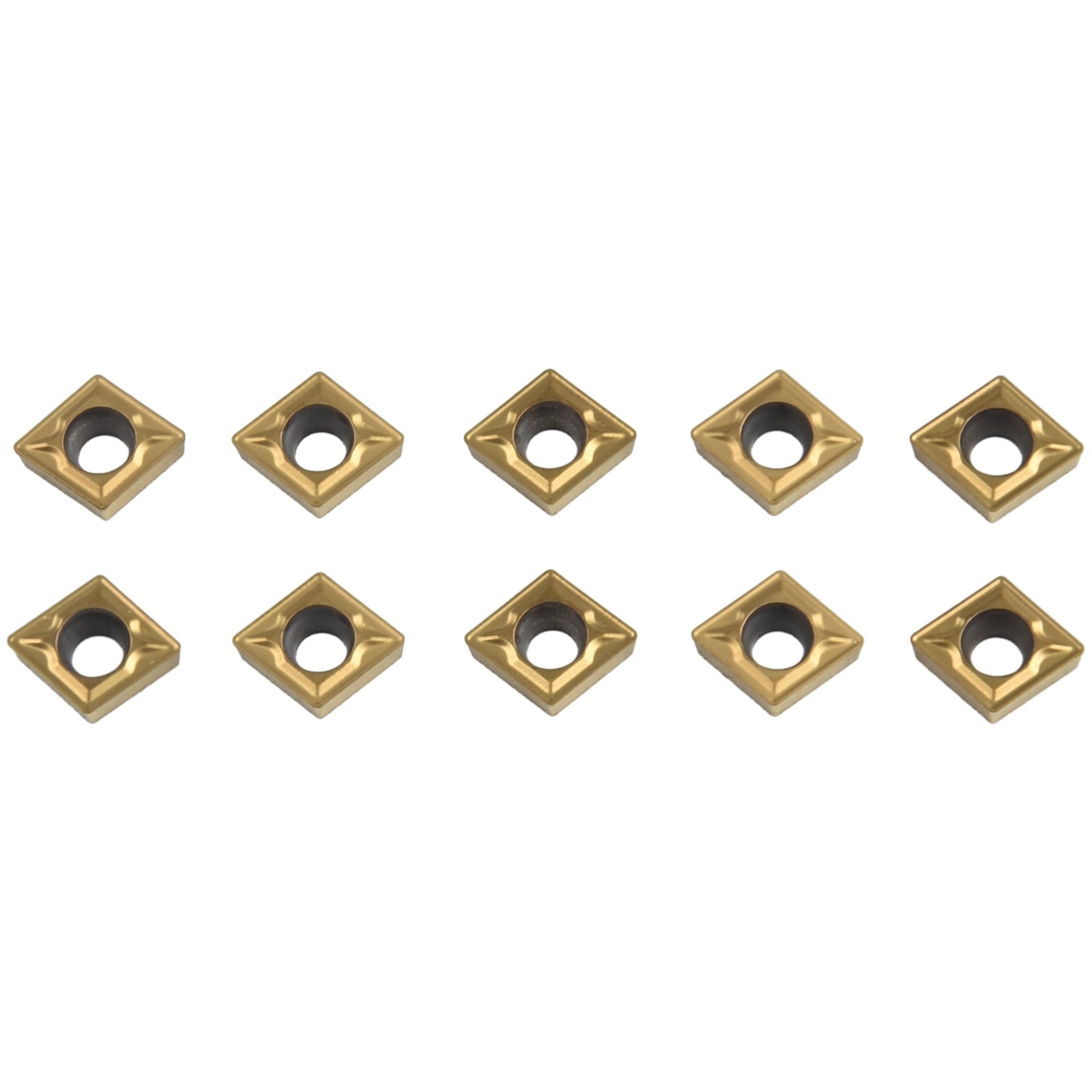 10pcs CCMT060204 Carbide Inserts for Metal Lathe Turning with US735 ...
