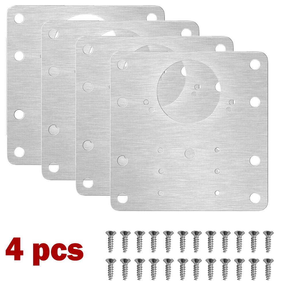 10pcs Cabinet Hinge Repair Plates,Kitchen Cupboard Door Fixing Brackets ...