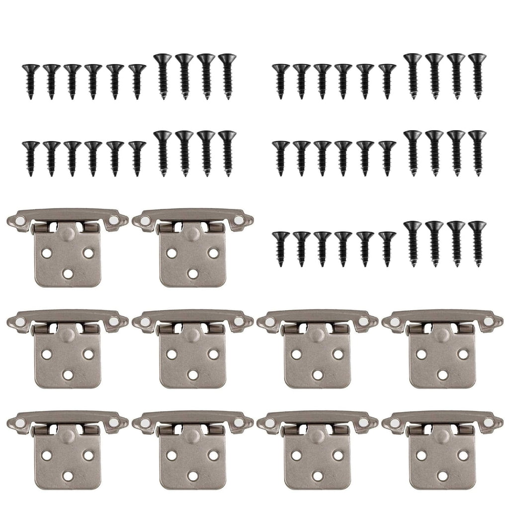 10pcs Cabinet Hinges Durable Metal Cupboard Hinges Closing Hinges ...