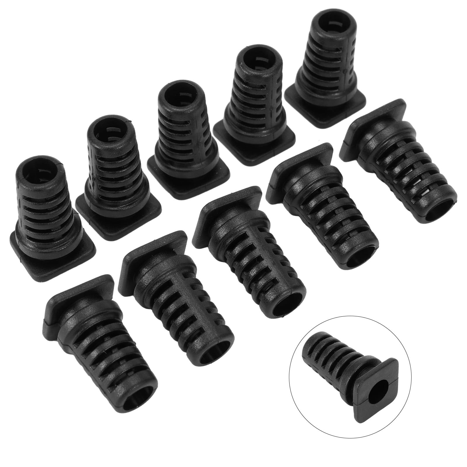10pcs Cable Gland Connector Rubber Strain Relief Cord Power Tool Cable ...
