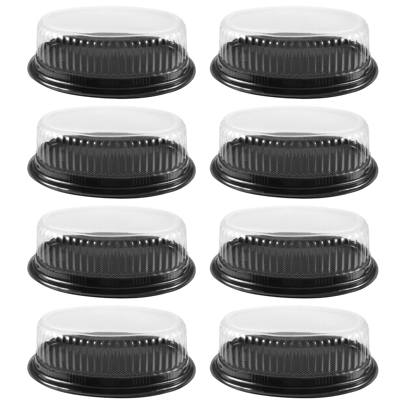 10pcs Cake Packing Boxes Portable Transparent Plastic Cake Dessert ...