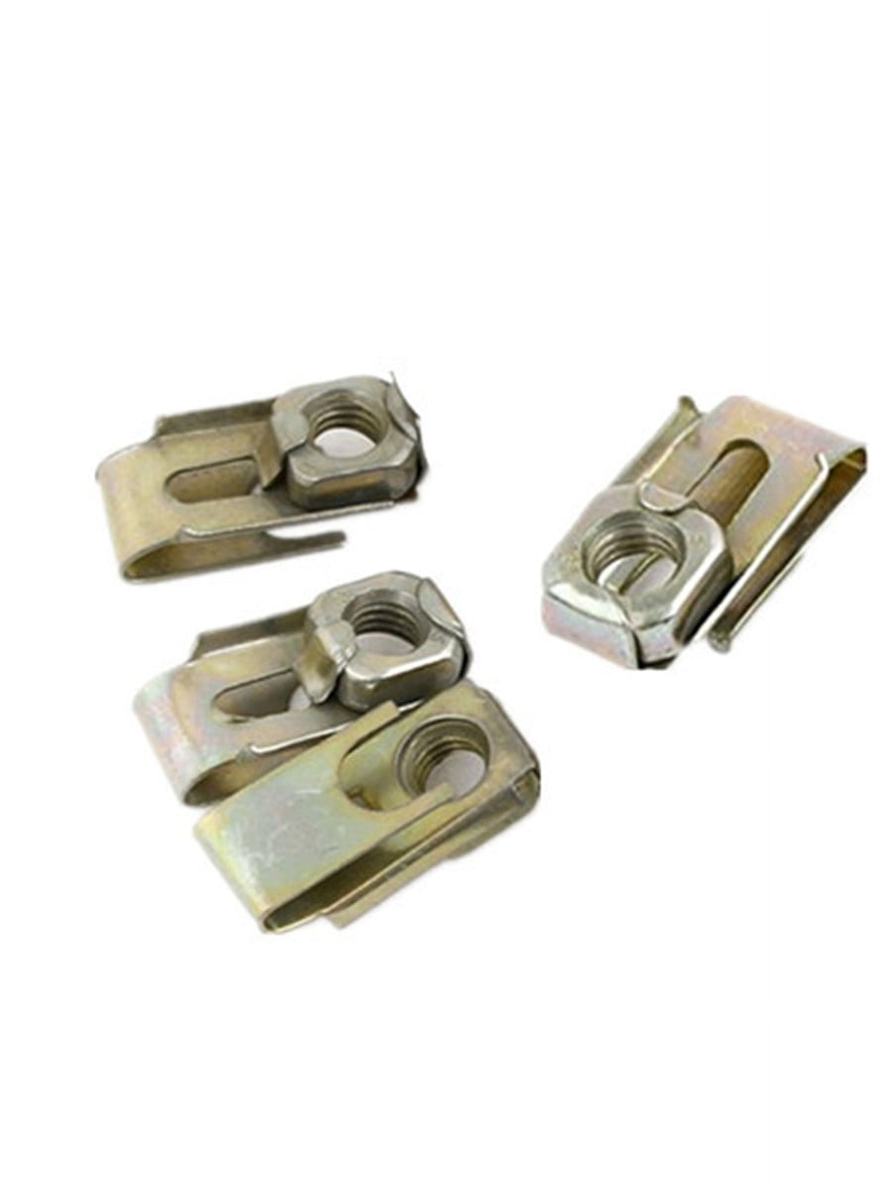 10pcs Car Chassis Fixed Fastener M6 Spring U-Type Clips Rivets Fastener ...