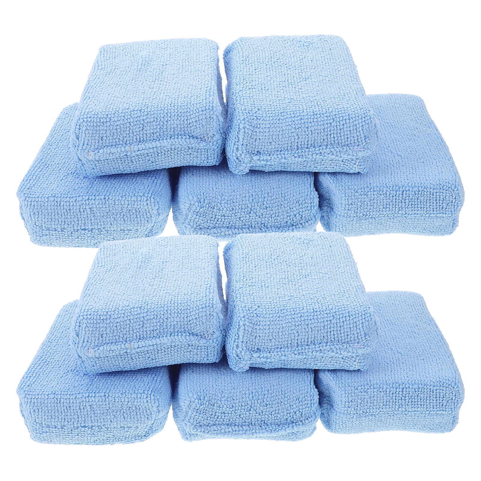 10pcs Car Wax Applicator Pads Superfine Fiber Efficient Cleaning and ...