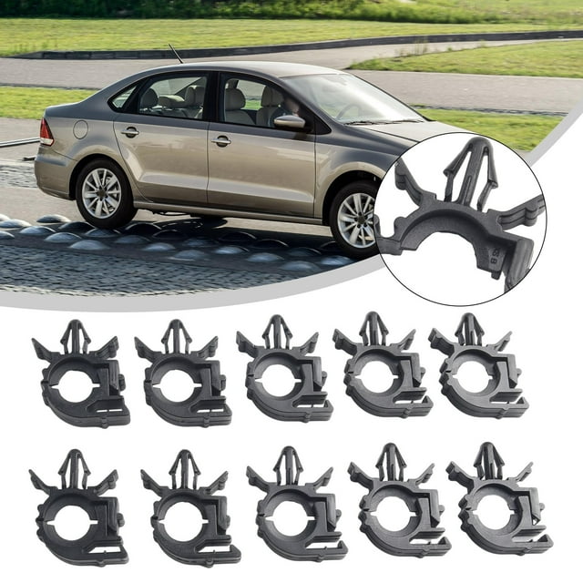 10pcs Car Wiring Harness Fastener For All Car Auto Route Fixed Clips ...