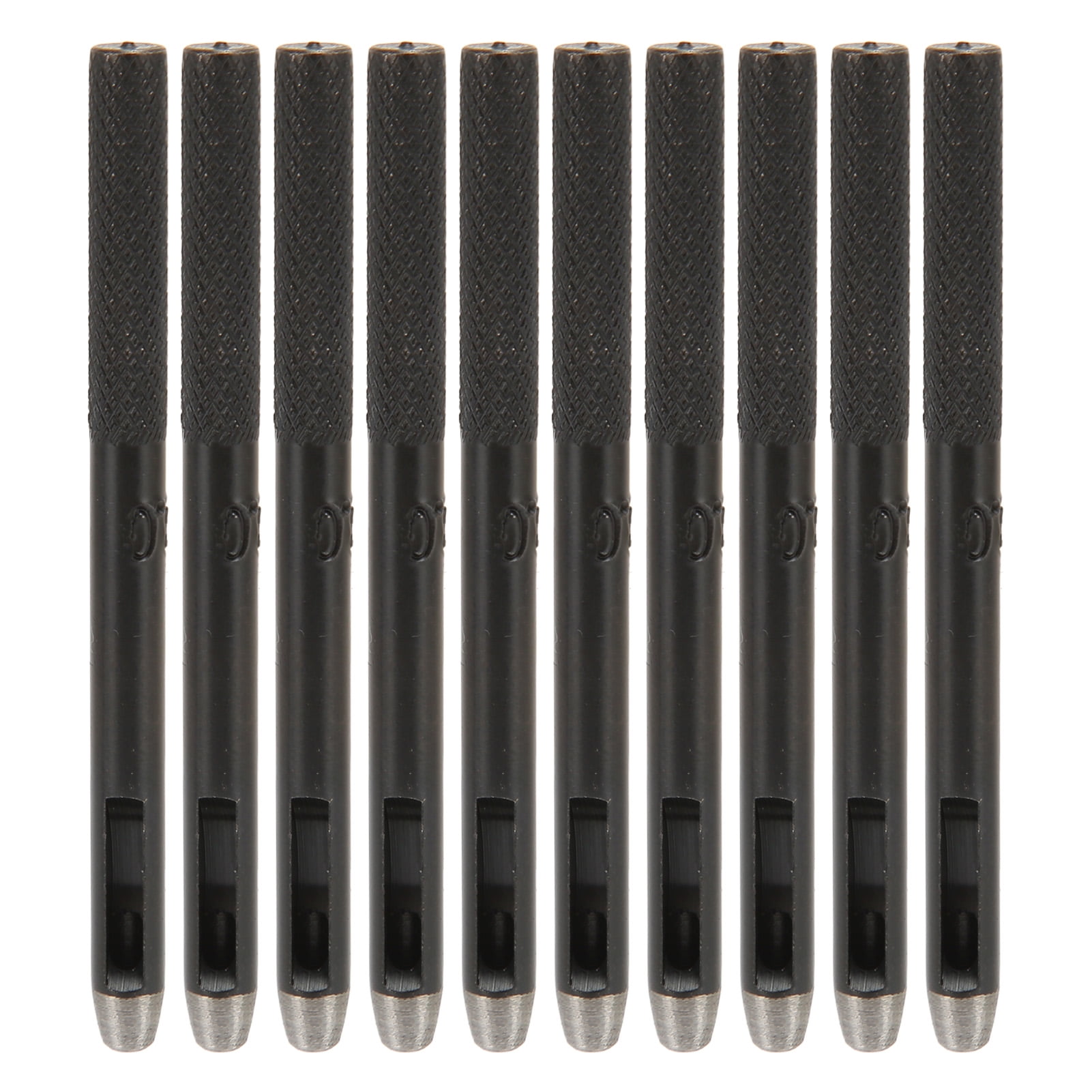 10pcs Carbon Steel Hollow Leather Punch Professional High Hardness Leather Hollow Punch Set For